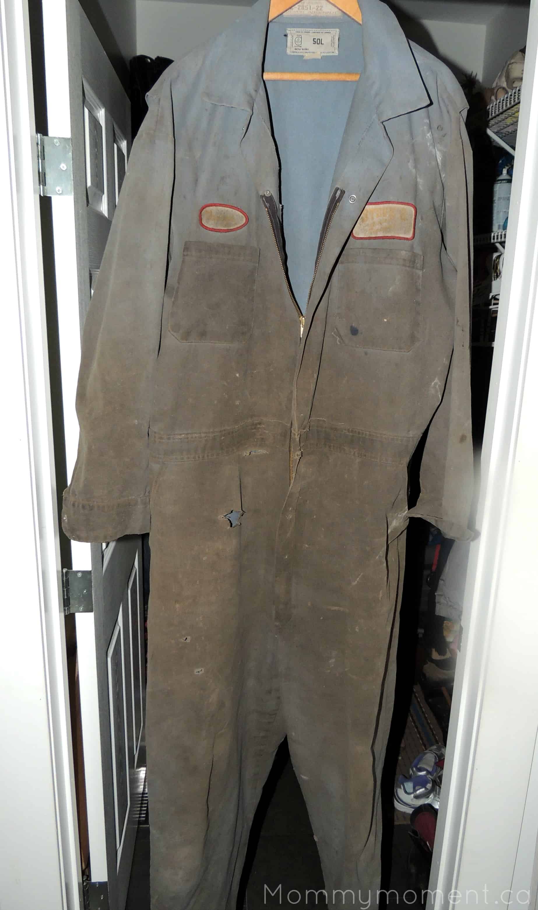 dirty coveralls - Mommy Moment